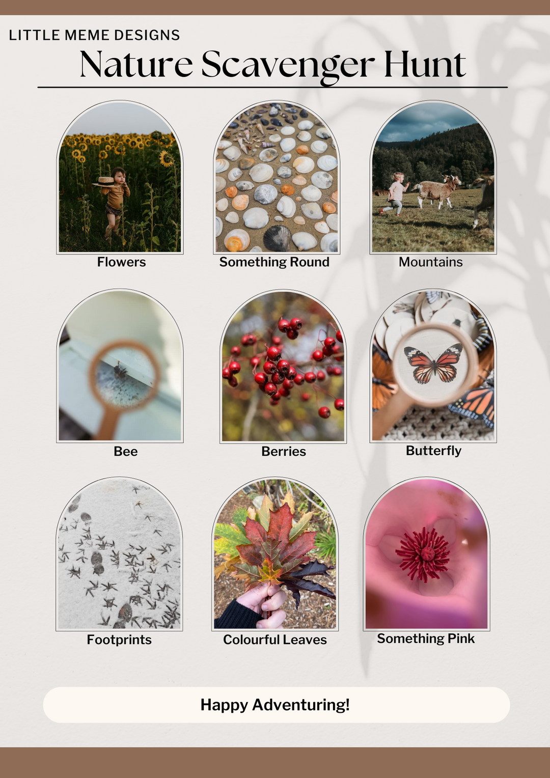Nature Scavenger Hunt – Little MeMe Designs